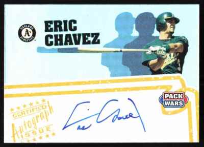 2005 Topps Autographs Eric Chavez Auto Oakland Athletics #TA-EC | eBay