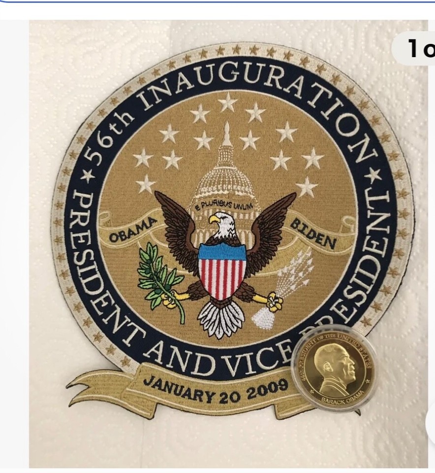 WHITE HOUSE PEN + CHALLENGE COIN GOLD in WOOD BOX DEMOCRAT REPUBLICAN ...