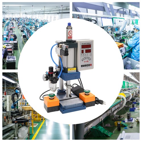 440LB/200KG Pneumatic Punch Press Machine Desktop Punching Press ...