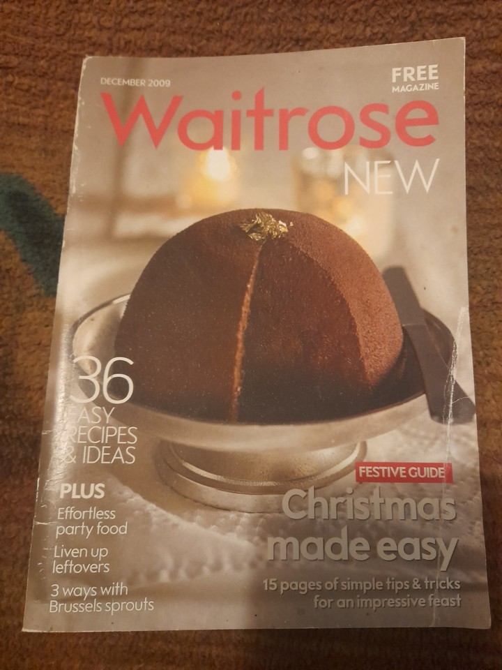 Waitrose magazine december 2009 + Useful Guide to Meat | eBay