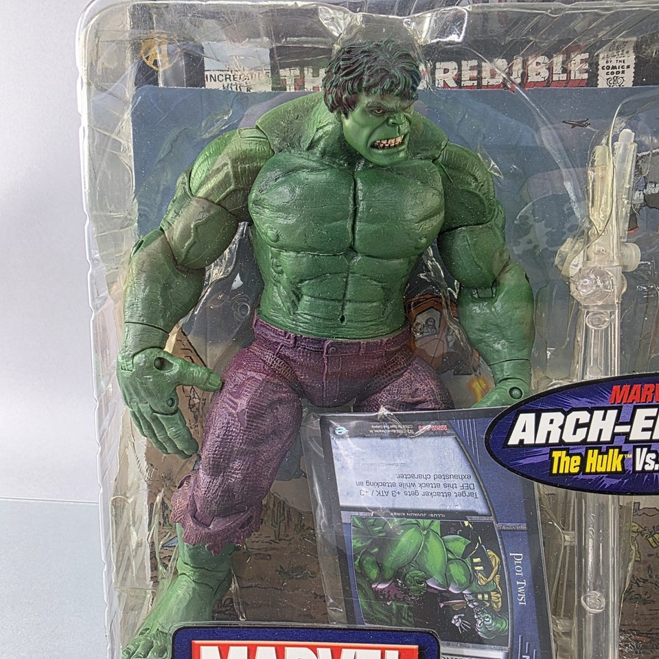 Toybiz Marvel Legends Face Off The Hulk Vs The Leader Figures Arch ...