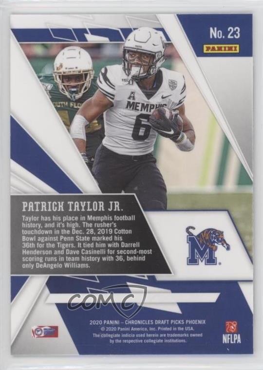 2020 Panini Chronicles Draft Picks Phoenix Blue Patrick Taylor Jr #23 Rookie RC | eBay