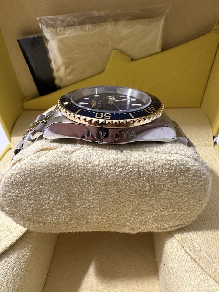 Invicta Pro Diver Automatic Blue Dial Two-tone Men's Watch 30093 ...