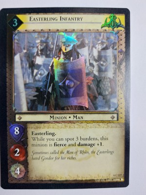 LOTR TCG Two Towers EASTERLING INFANTRY 4C227 FOIL NM | eBay