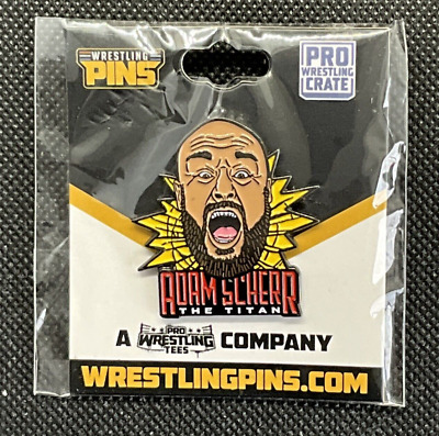 The Titan: Adam Scherr PWT Pro Wrestling Crate Lapel Pin. NEW ...