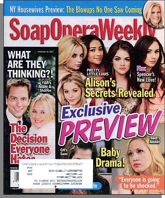 Soap Opera Weekly - 2011, February 22 - Exclusive Preview, Baby Drama ...