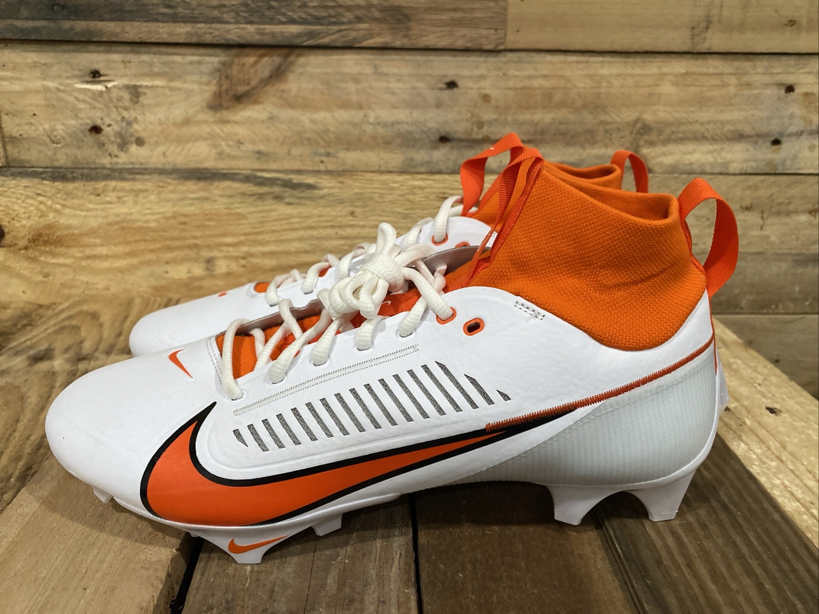 Nike Vapor Edge Pro 360 2 White Orange Football Cleats FJ1581-180 Mens ...