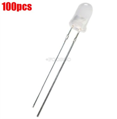 100Pcs Led F5 5Mm Blue Led Diffused Bright Bulb Lamp pb | eBay