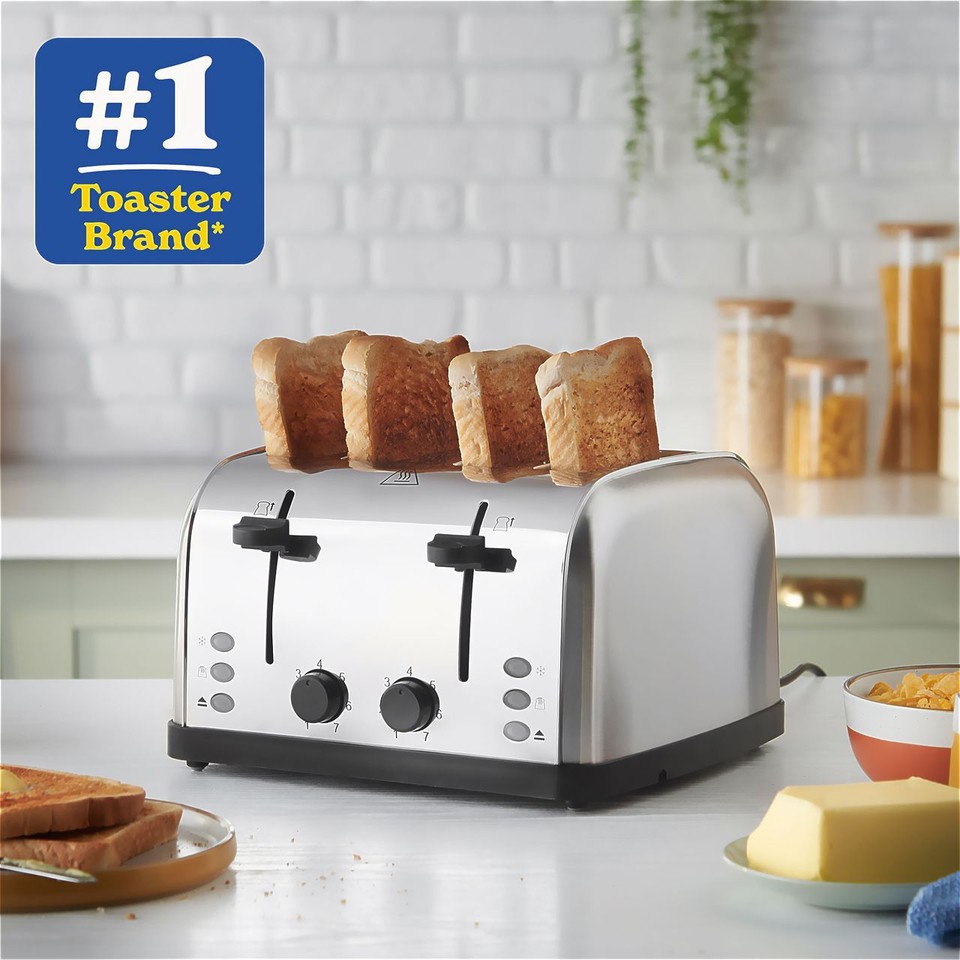 Russell Hobbs Spectrum 18790 4 Slice Toaster Stainless Steel ...