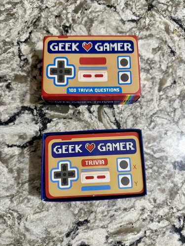 Geek Gamer- 100 Trivia Questions Card Game New! 2017 Gift Republic ...