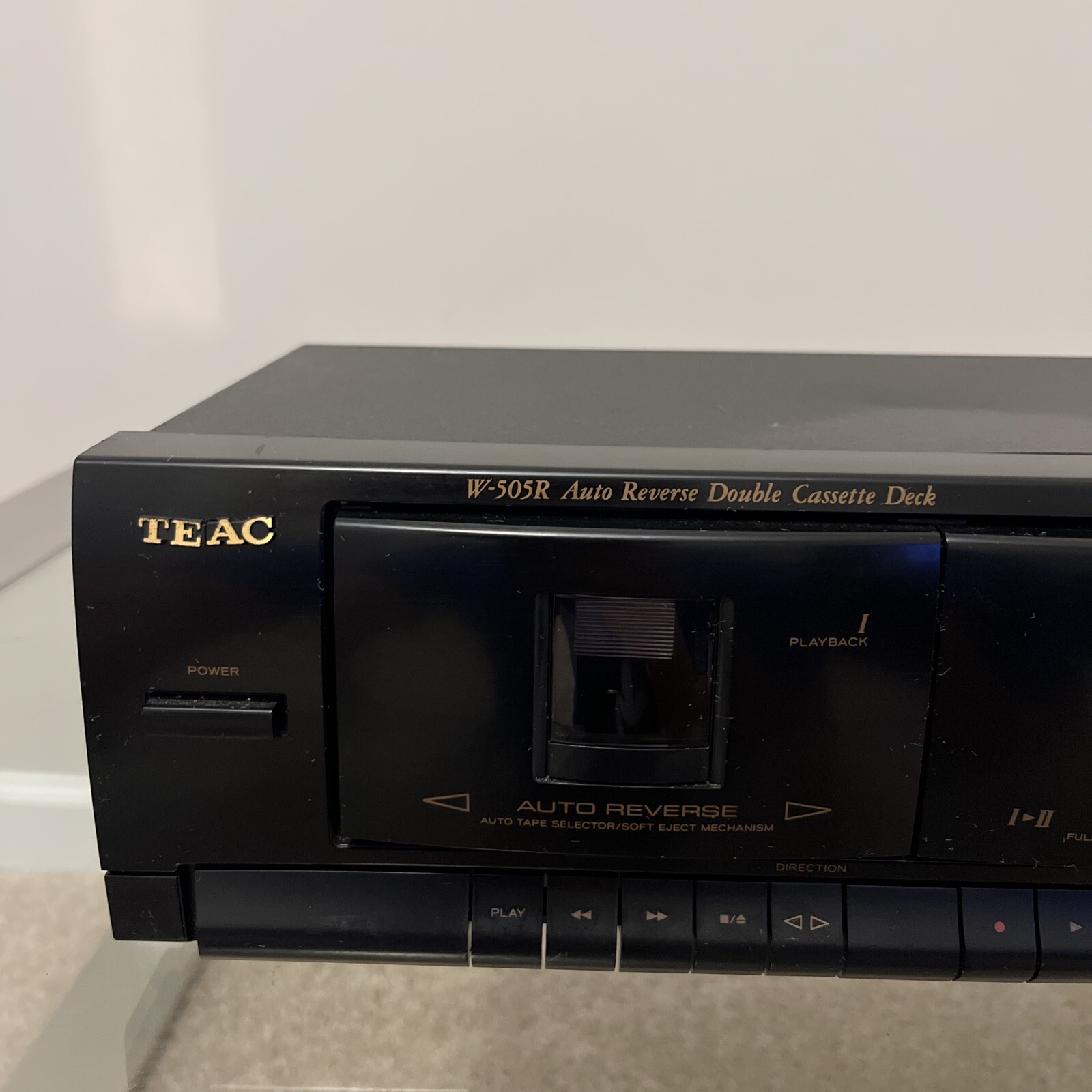 TEAC Model W-505R - Dual Audio Cassette Player & Recorder Auto-Reverse ...
