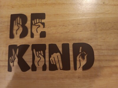 Be Kind ASL American Sign Language decal | eBay