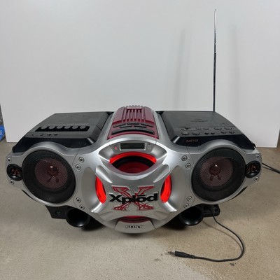 Working Sony Xplod CFD-G700CP CD/Radio/Cassette Boombox Portable MP3 ...