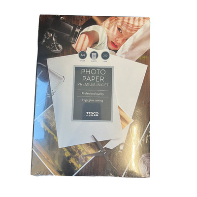 Tesco Photo Paper Premium Inkjet A4 x 20 Sheets - 250GSM | eBay UK