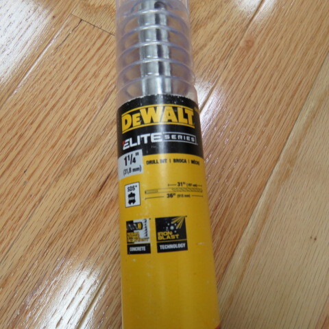 DEWALT DW5826 Qty of 1 per Lot DEWALT ELITE SERIES DRILL BIT. 1-1/4 ...