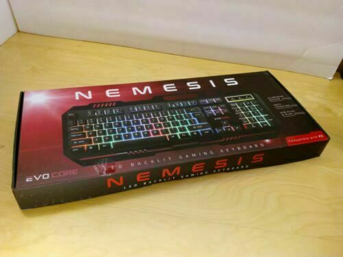 Merkury Innovations EVO Core Nemesis LED Backlit Gaming Keyboard - (MI ...