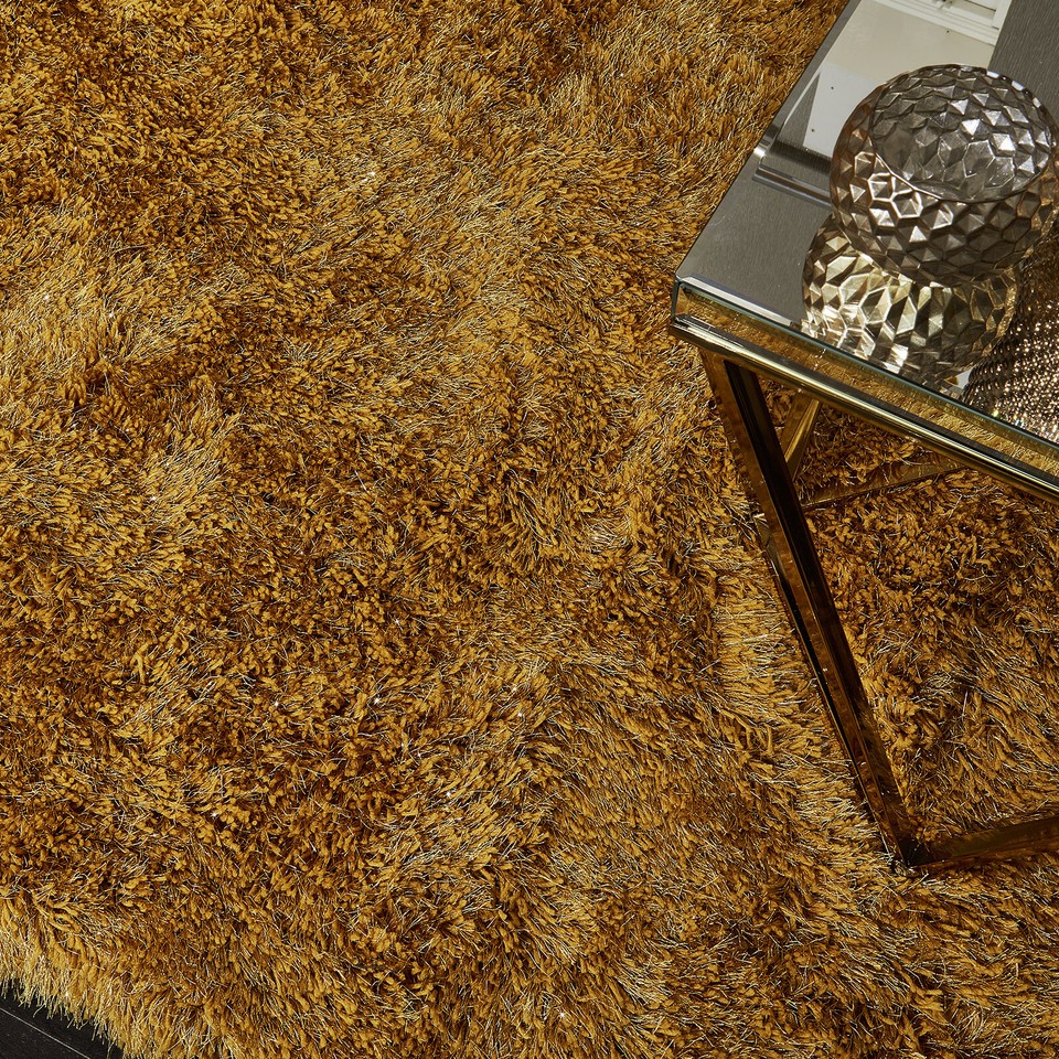 Shaggy Rug SHIMMER SPARKLE GLITTER 5.5cm Thick Soft Pile Large Living ...