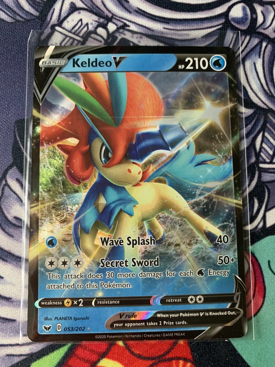 Pokemon Keldeo Card