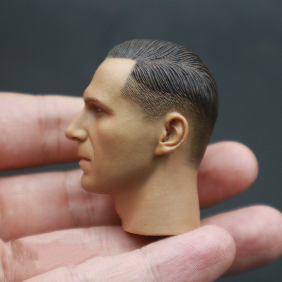1:6 Ralph Fiennes Movie WWII Commander Head Carved Fit 12'' DID Action ...