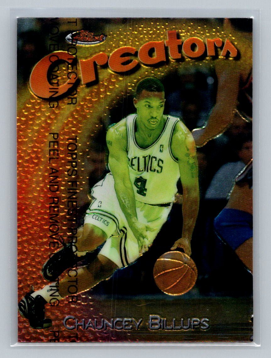 1997 Topps Finest Creators Bronze Chauncey Billups #235 Boston Celtics ...