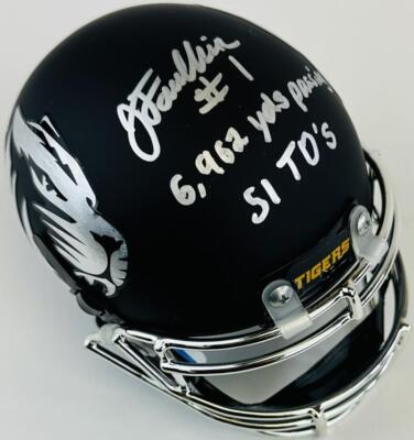 JAMES FRANKLIN SIGNED MIZZOU TIGERS CHROME MINI HELMET MISSOURI ...