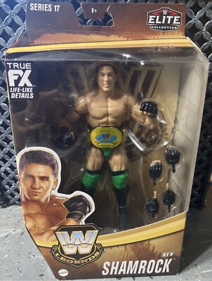 WWE Wrestling Legends Elite Series 17 Ken Shamrock Figure Mattel New ...