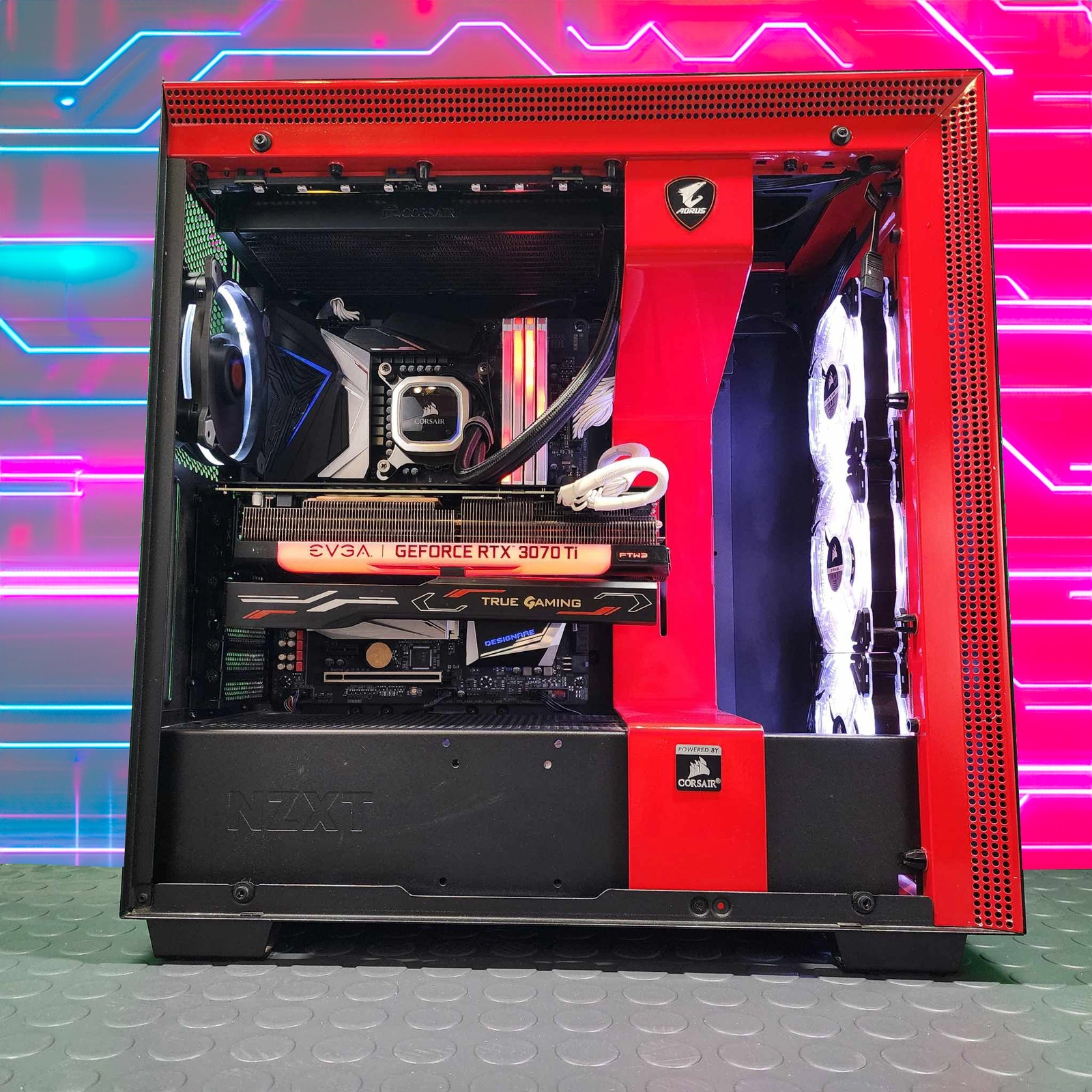 GTech Gaming PC Win11 i7-8700k RTX 3070 Ti 256gb SSD + 1tb HDD 32GB RAM ...