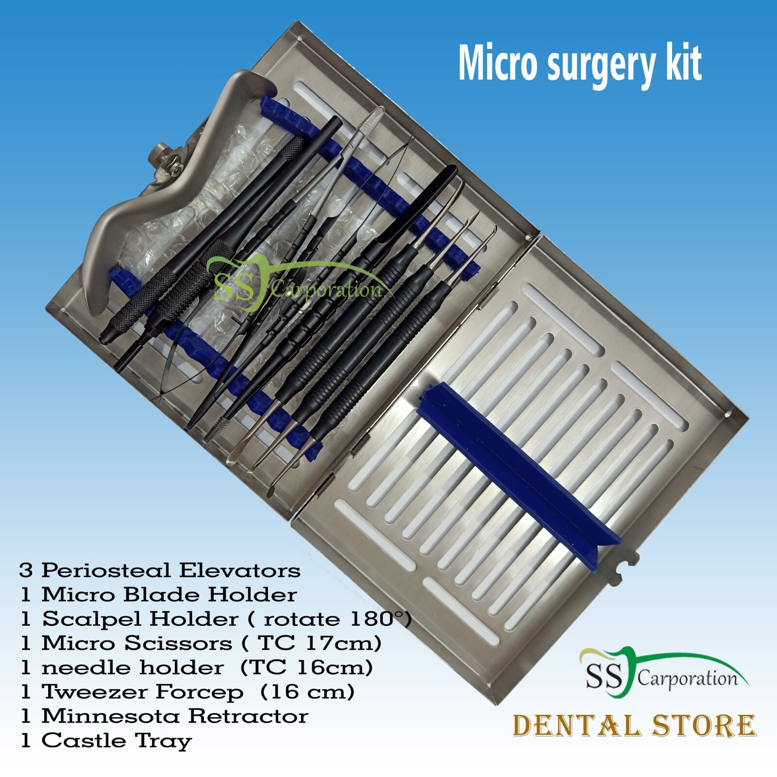 Micro Oral Periodontal Surgery Kit Instruments Dental Oral Surgery Kit ...