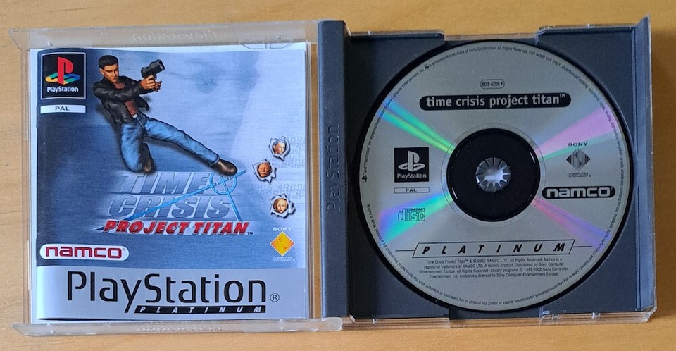 TIME CRISIS PROJECT TITAN PLAYSTATION PS1 GAME NAMCO PAL | eBay UK