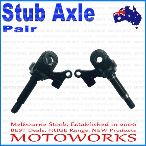 Pair Front Wheel LEFT RIGHT Stub Axle 150cc 250cc 300cc Quad Bike ATV ...