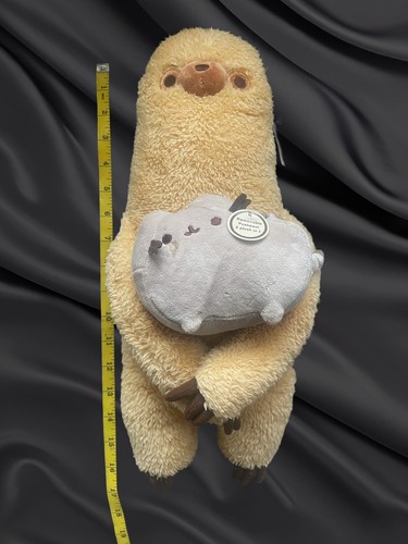 Pusheen Plush Sloth Holding kitty. Super Soft! | eBay