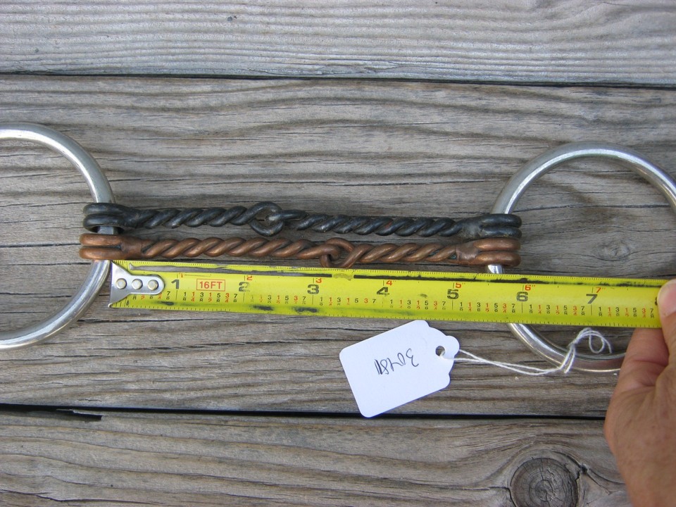 Loose Ring Double Twisted Wire Snaffle Bit 30481 | eBay