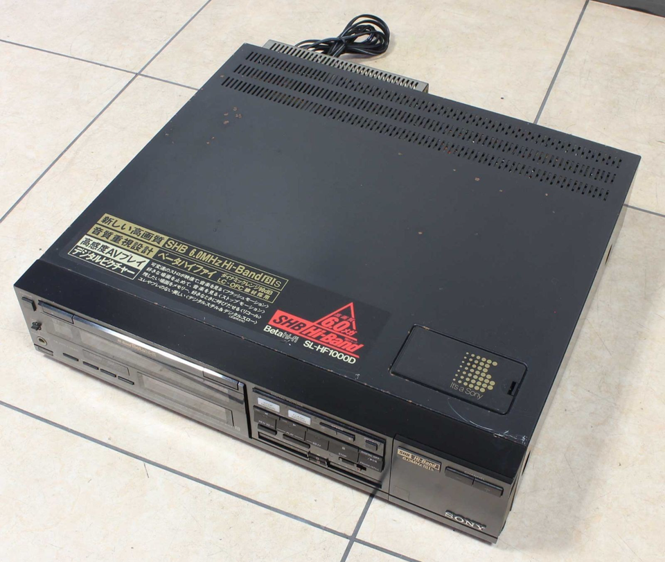 SONY SL-HF1000D Super High Band Beta Video cassette recorder Tested | eBay