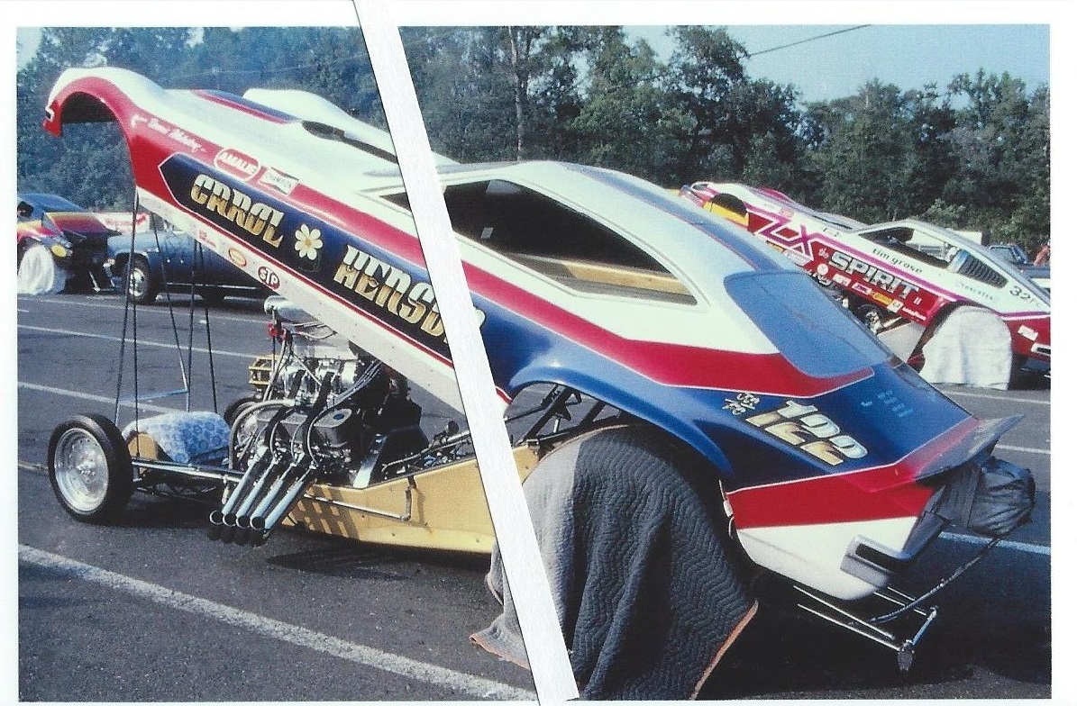 Vintage NHRA Drag Racing-Carol Henson's Vega AA/Funny Car-Tim Grose ...
