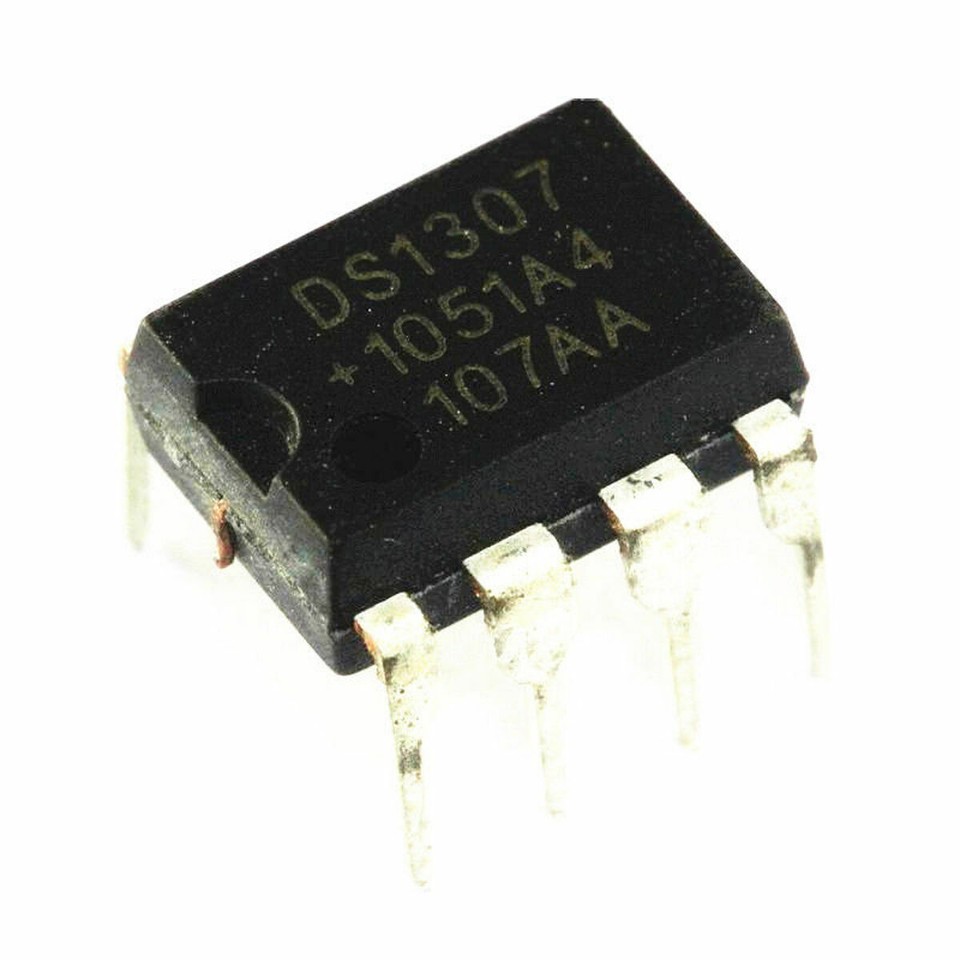 5PCS DS1307 DS1307N DIP-8 RTC SERIAL 512K I2C Real-Time Clock DIP8 IC ...