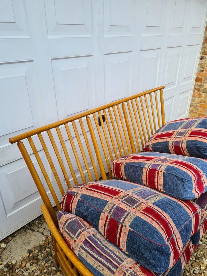 Ercol Renaissance Three seater settee sofa original ercol fabric | eBay