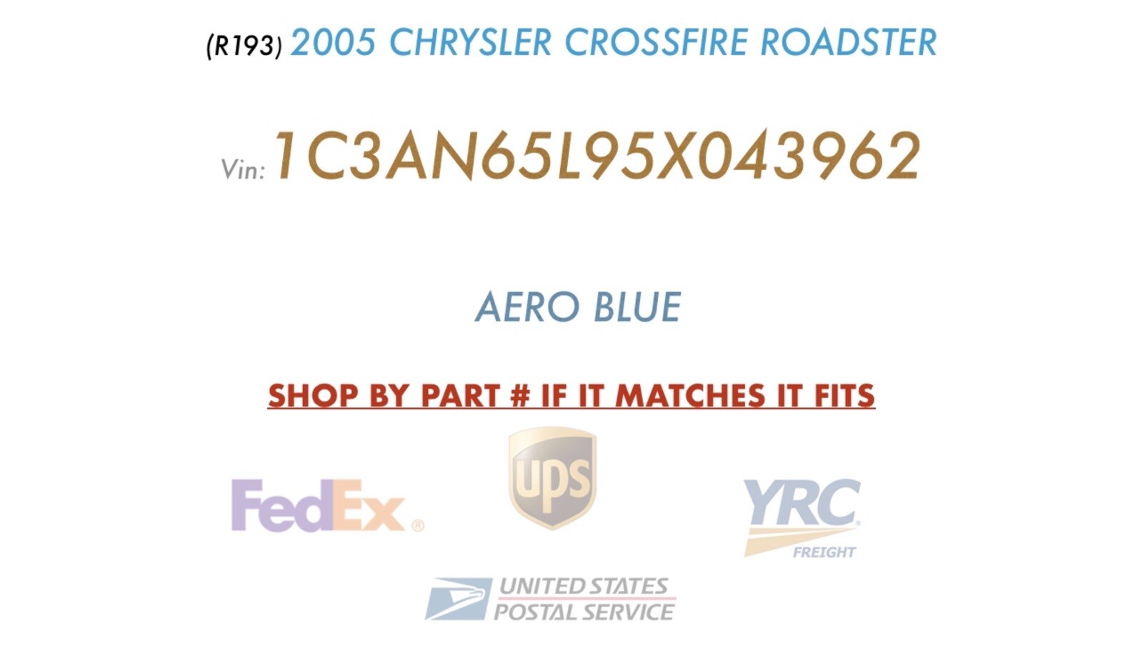 2005 CHRYSLER CROSSFIRE FRONT CENTER RADIATOR SUPPORT HOLD CLIPS CAPS ...