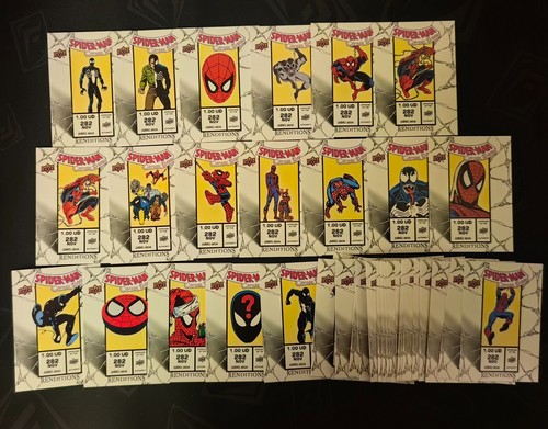 2024 Upper Deck Marvel SPIDER-MAN Renditions CORNER BOX Insert complete ...