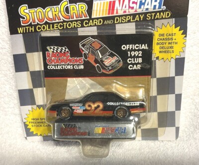1991 Racing Champions #92 Collectors Car Official 1992 Club Car NASCAR ...