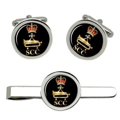 Sea Cadets SCC Bugler Badge Cufflinks and Tie Clip Set | eBay UK