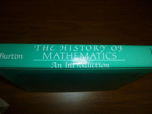 The History of Mathematics An Introduction by David M. Burton | eBay