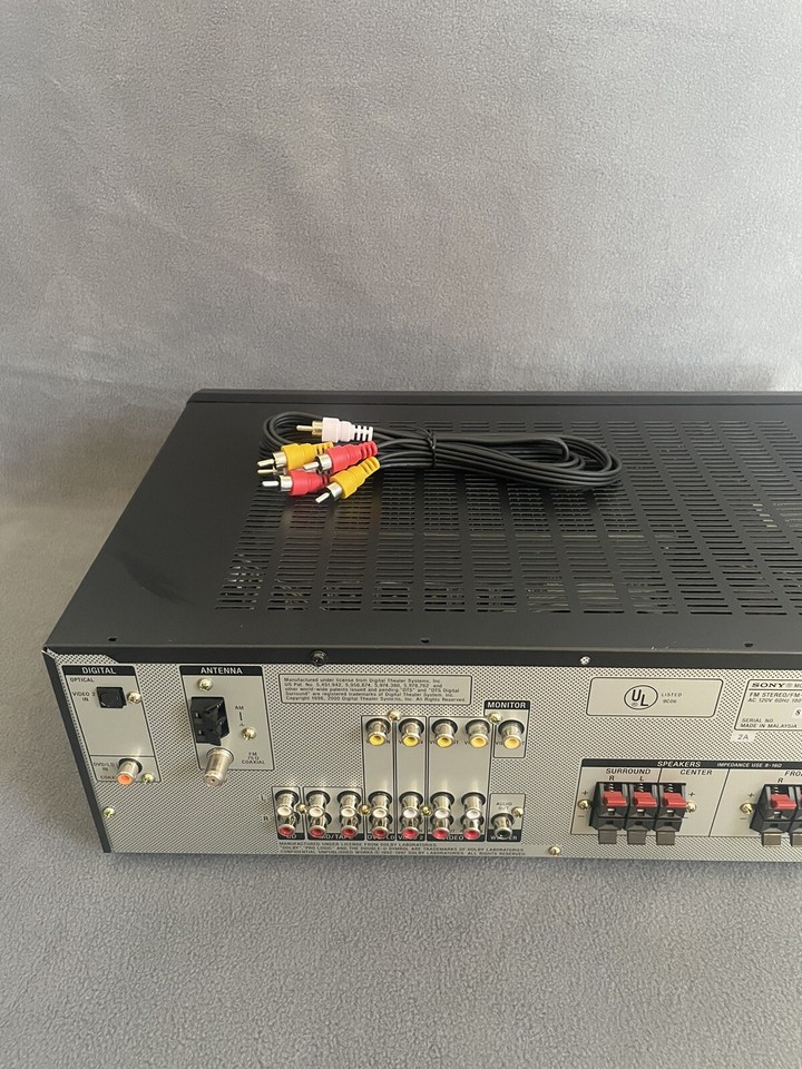 Sony Reciever Str- K740p Home Theater 180 Watt Tested Digital Optical ...