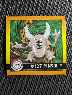Pinsir #127 Pokemon 1999 Artbox Sticker NM | eBay