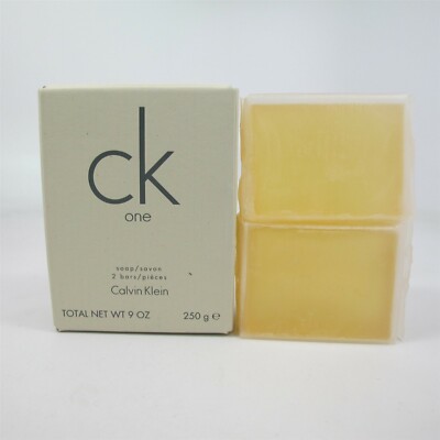 CK ONE by Calvin Klein 250 g/ 9.0 oz Soap (2 BARS) NIB | eBay