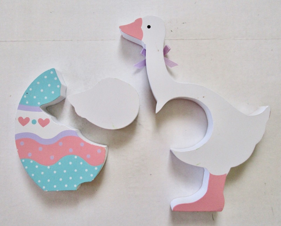 Wooden Easter Goose Puzzle - 3 Pieces | eBay