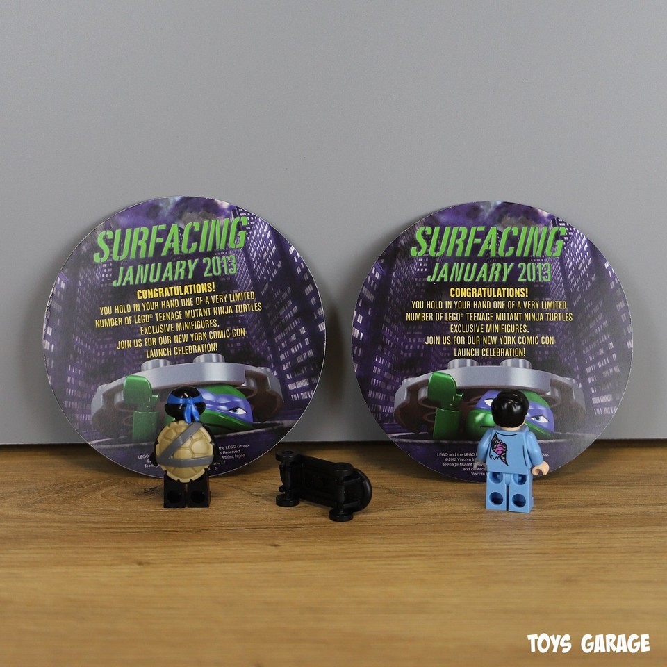 LEGO NYCC 2012 Shadow Leonardo & Kraang Exclusive Minifigure Set ...