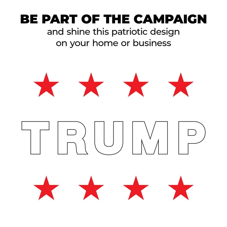 Trump Election Outdoor Projector Lights, LED Landscape Weather ...