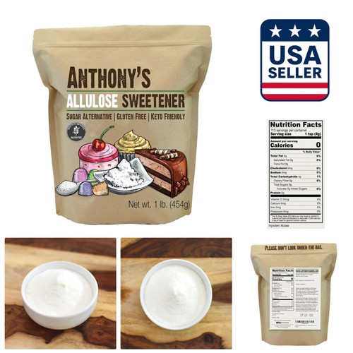 Gluten Free Allulose Sweetener, 1 lb – Fine Granules for All Your Baking Needs | eBay