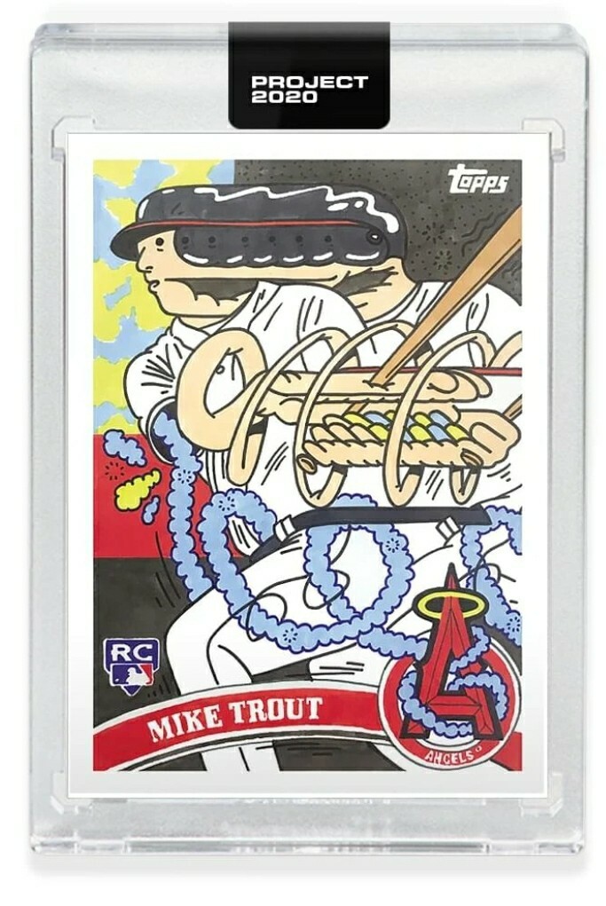 Topps project 2020 4 trout For Sale - MAVIN