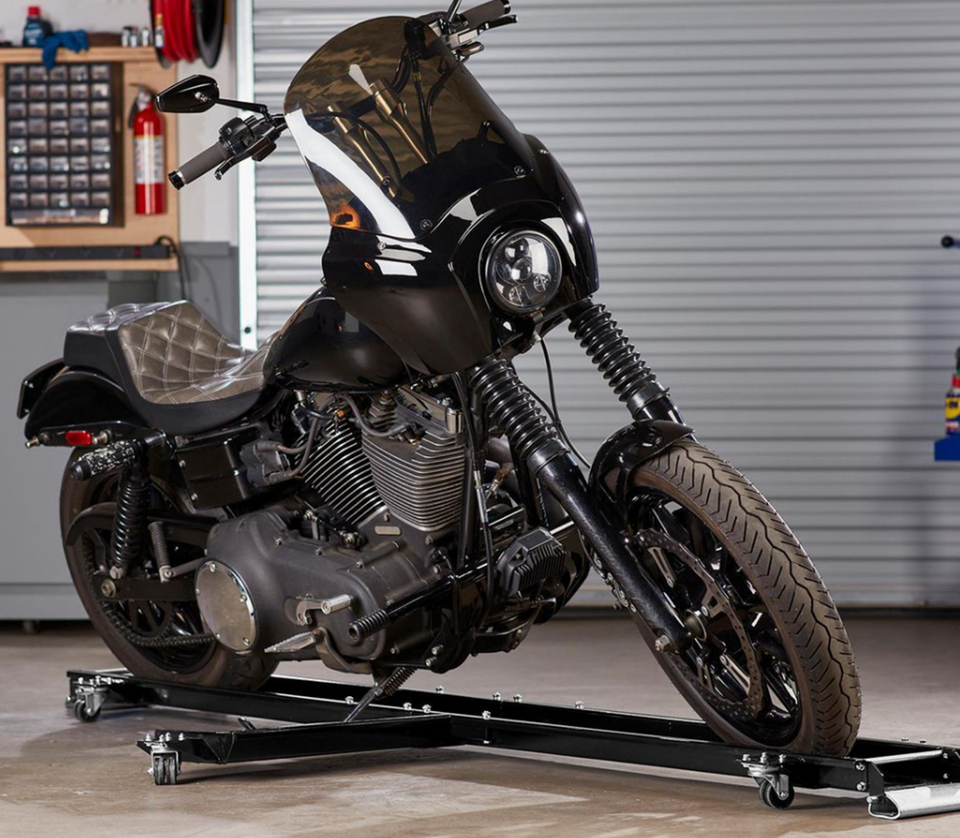 Low Profile Motorcycle Dolly, 1250 lb. Weight Capacity, Heavy Duty ...